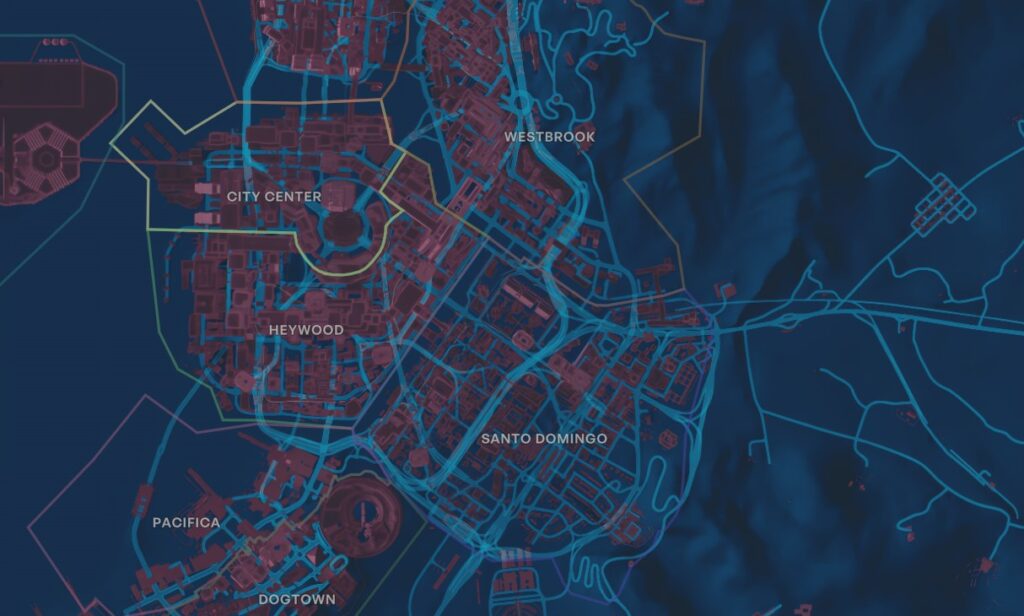 Cyberpunk 2077 Interactive Map: Jobs, Vendors & More