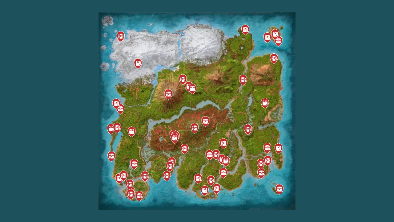 All Loot Locations in Ark Survival Ascended