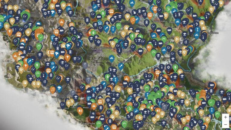 Avatar Frontiers Of Pandora Interactive Map: Wildlife & More