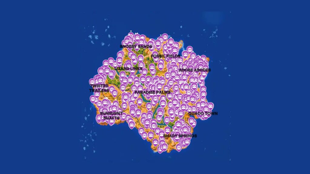 All Loot Locations: Fortnite Guide