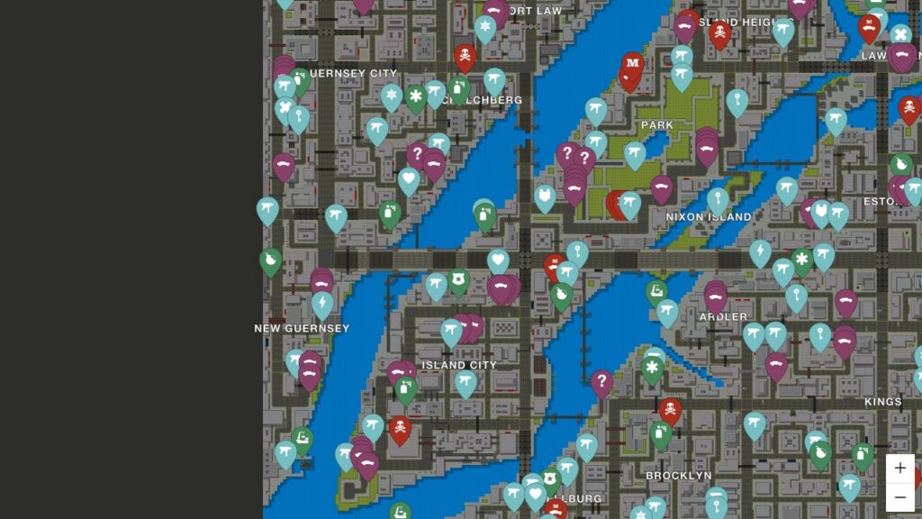 Grand Theft Auto Interactive Map: Pickups, Missions & More