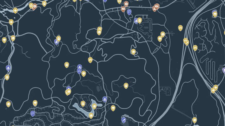 Grand Theft Auto V Interactive Map: Armor, Sports & More