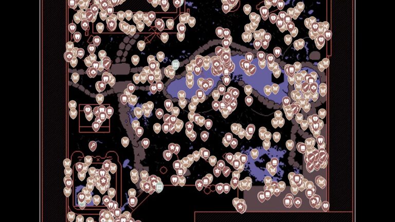 Grounded Interactive Map: Pickups, Lifeforms & More