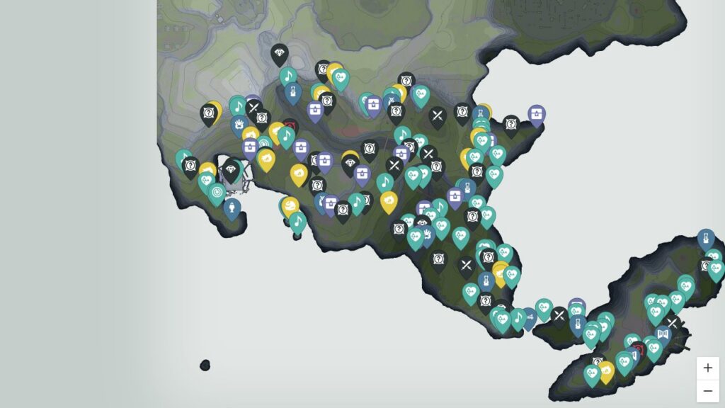 Sonic Frontiers Interactive Map: Activities, Items & More